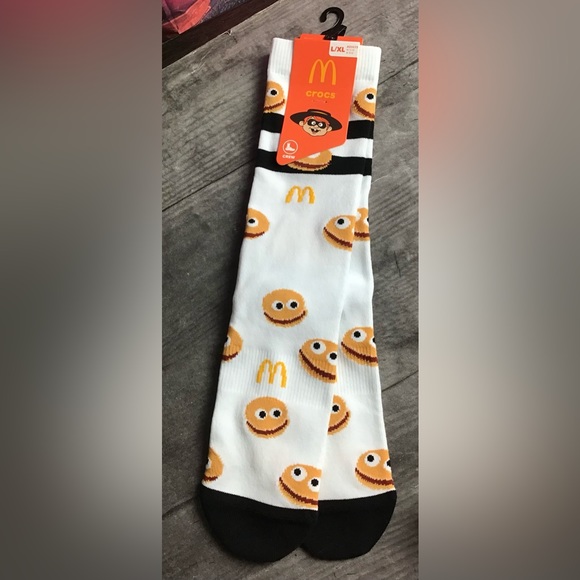 CROCS | Underwear & Socks | Crocs Hamburglar Mcdonalds Crew Socks Size ...